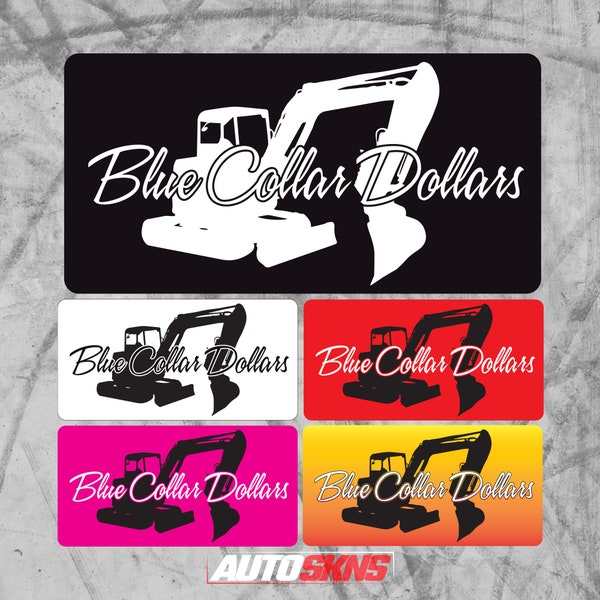 Blue Collar Stickers - Etsy