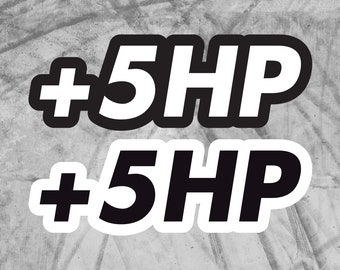 Horsepower Decal - Etsy