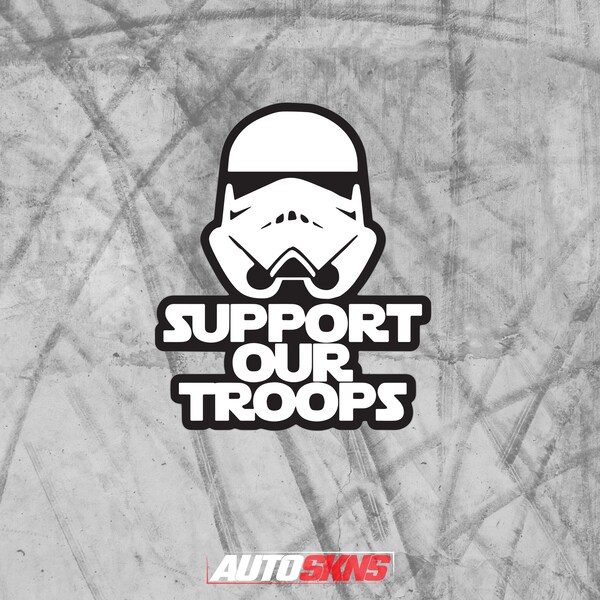 Stormtrooper Support Our Troops Decal - Etsy