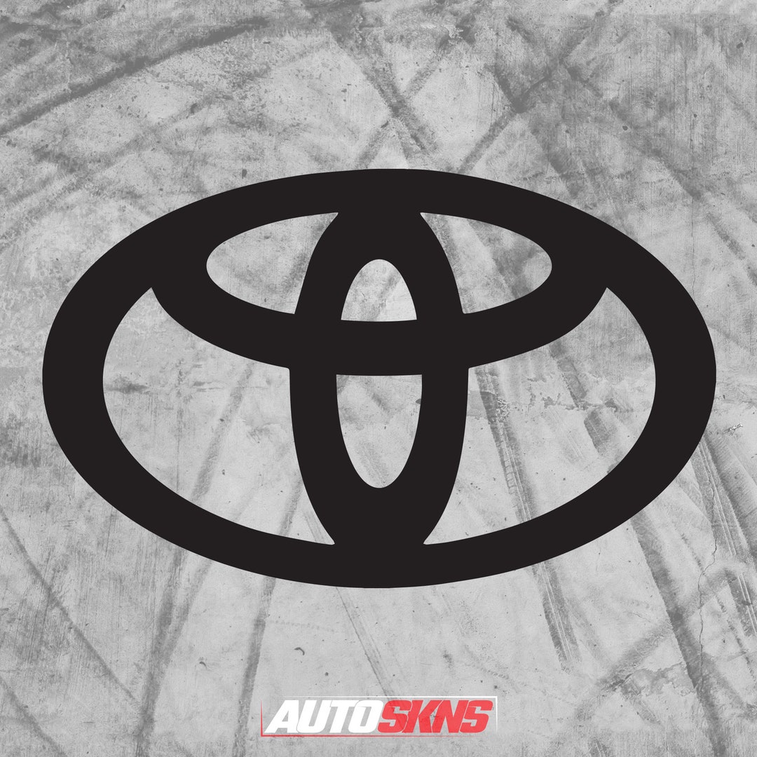 Toyota Premium Vinyl Decal 6 Colors 10 Sizes Easy Application Not an ...