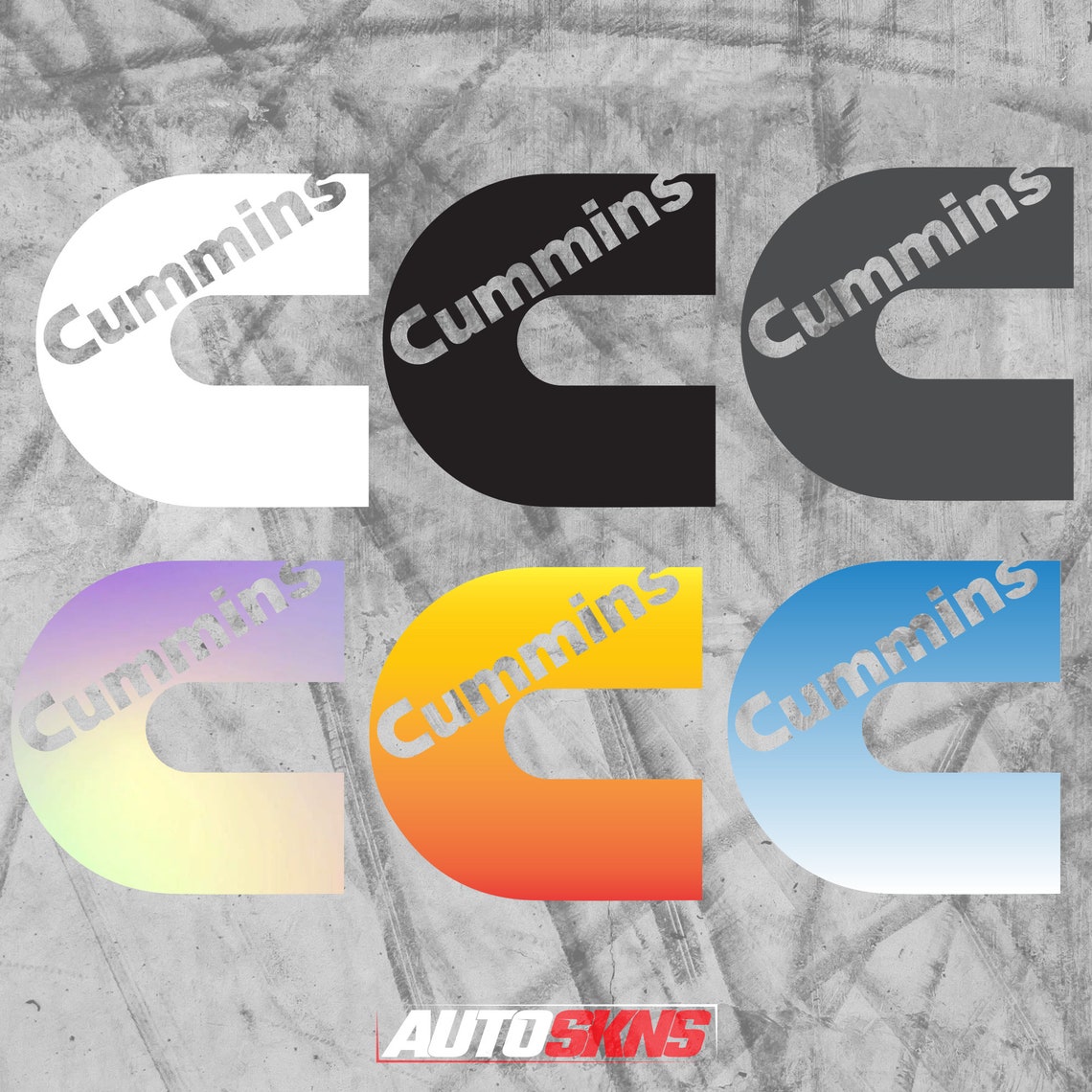 Cummins Decal 6 Colors 10 Sizes Easy Application - Etsy