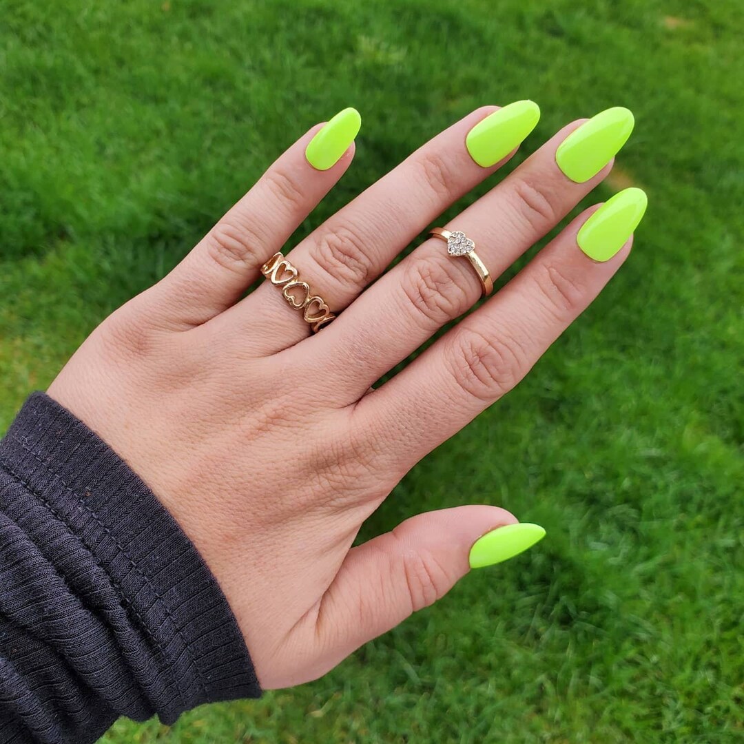 Neon Press-on Color Collection - Etsy