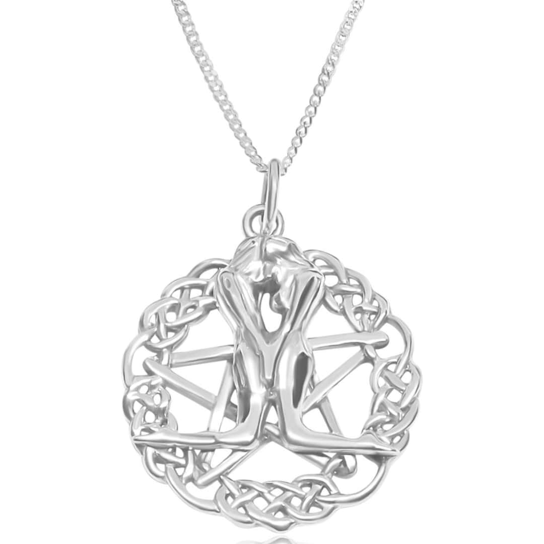 Celtic Handfasting Great Rite Pentagram Pendant Sterling Silver Love ...