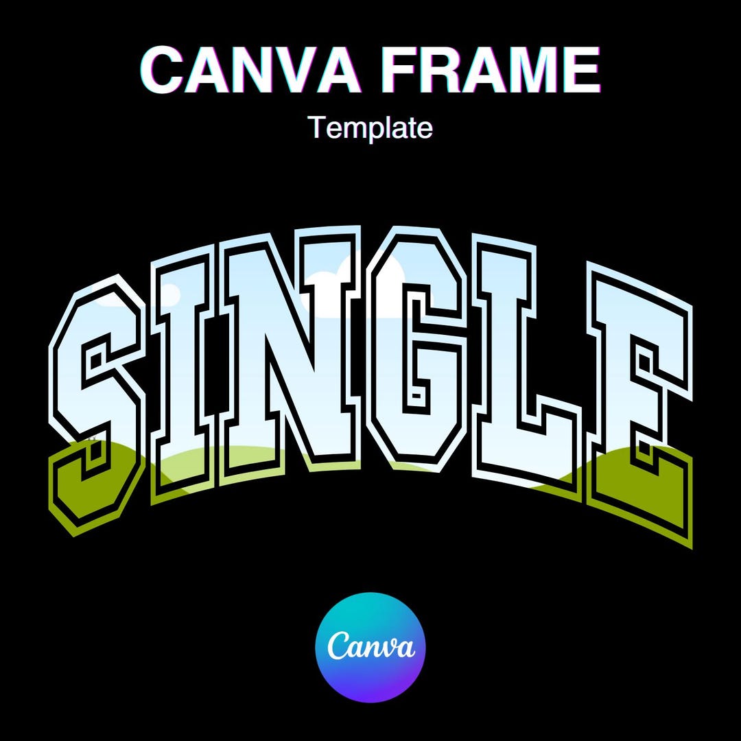 Single Canva Frame Template, Valentine's Day Shirt Design Fill Your Own ...