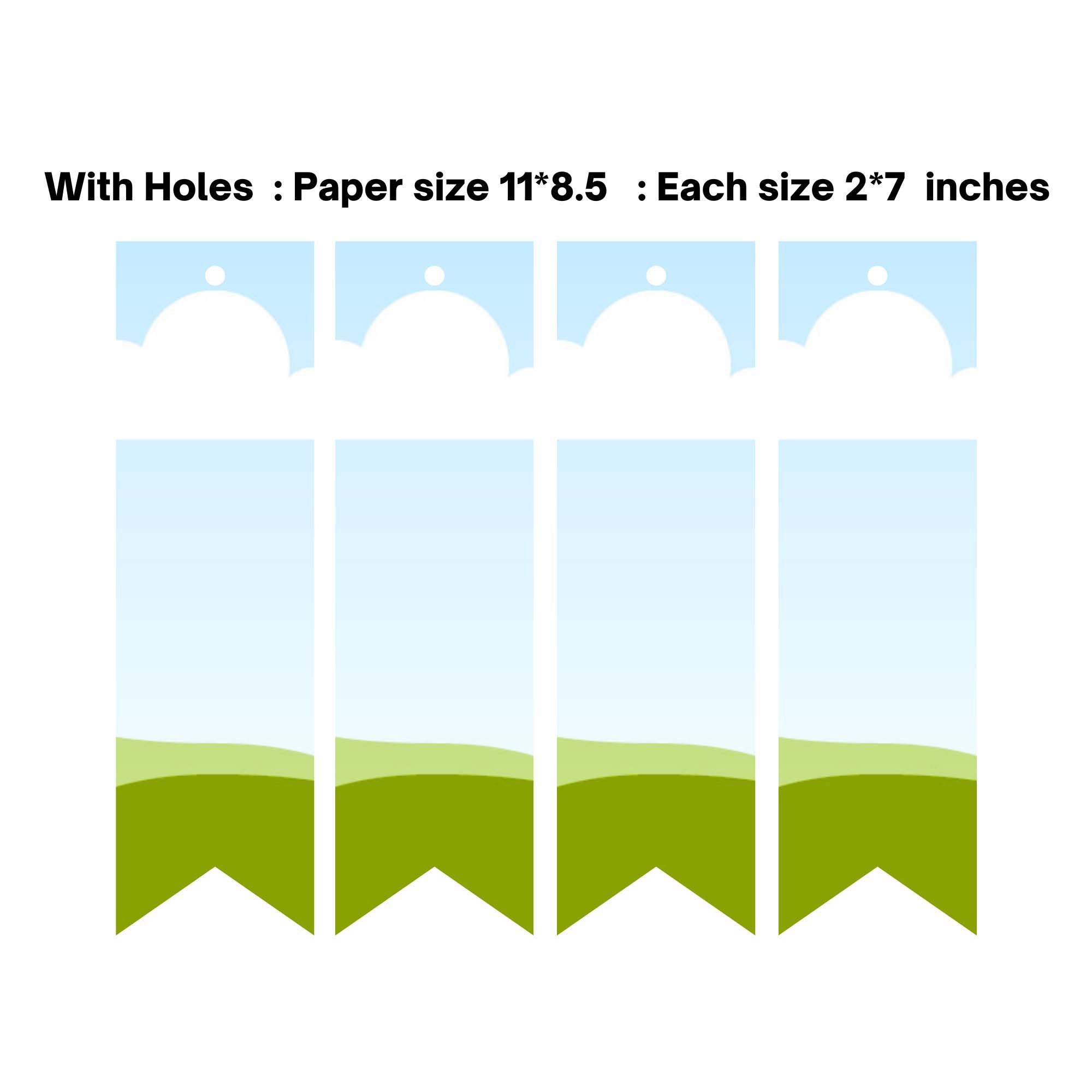 Bookmark Canva Frame Template, Book Accessories Canva Fill Your Own ...