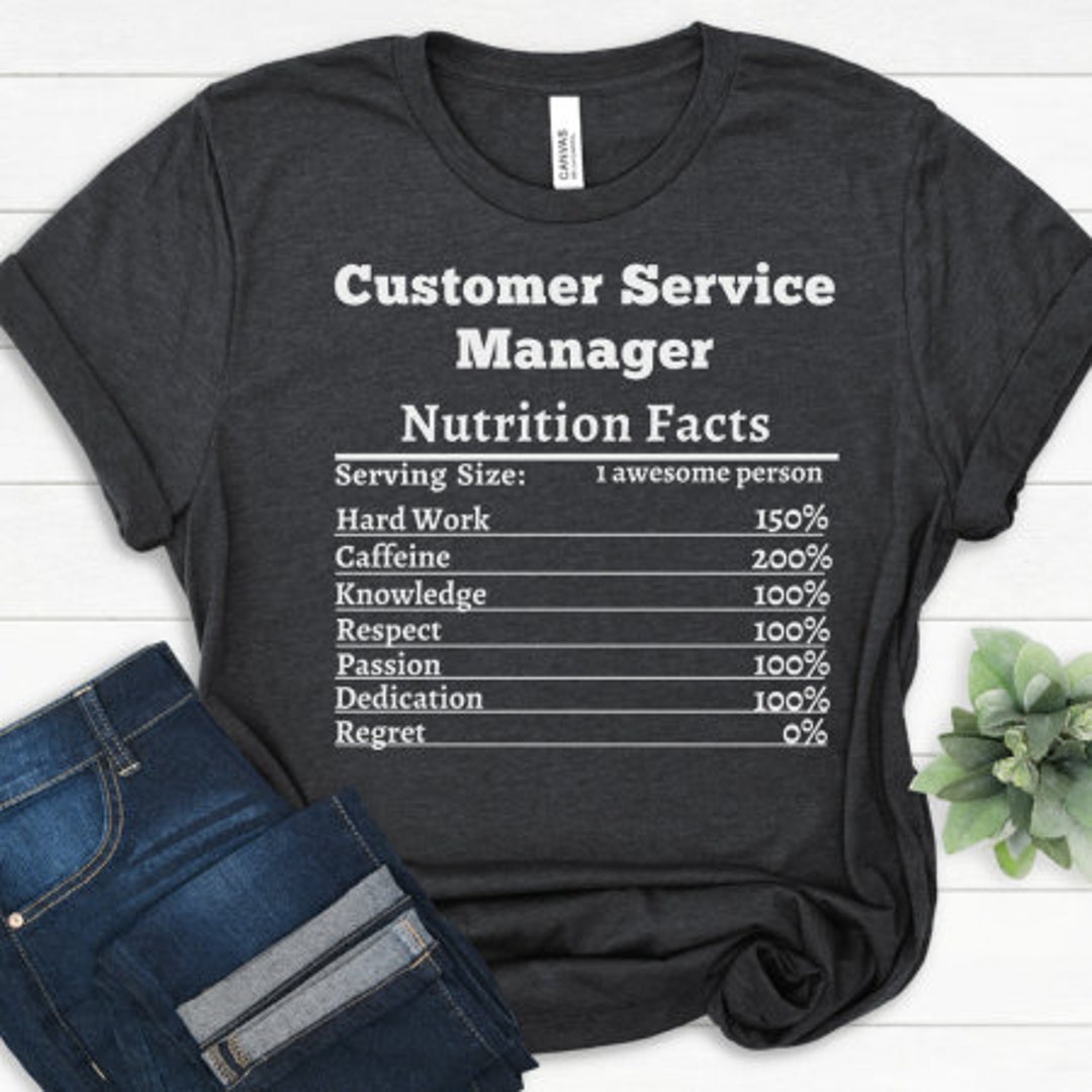 Customer Service Manager Gift for Customer Service Manager Nutrition ...