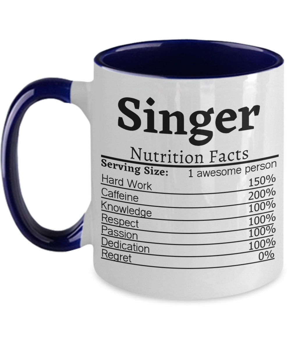 Singer Nutrition Singing Mug Singer Gift for Singer Gift Ideas Singer ...