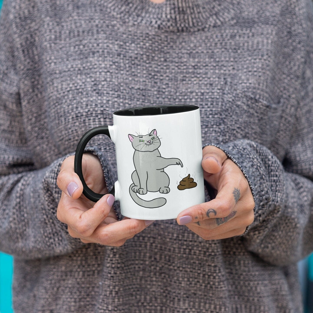 Cat Turd Mug Cat Poop Mug Funny Cat Mug Funny Cat Gifts Gag Gifts - Etsy UK