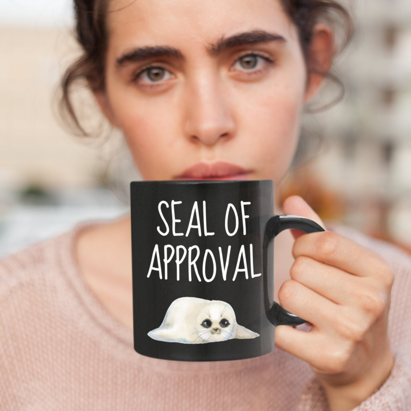 Seal of Approval Mug Seal of Approval Coffee Mug Seal Coffee - Etsy