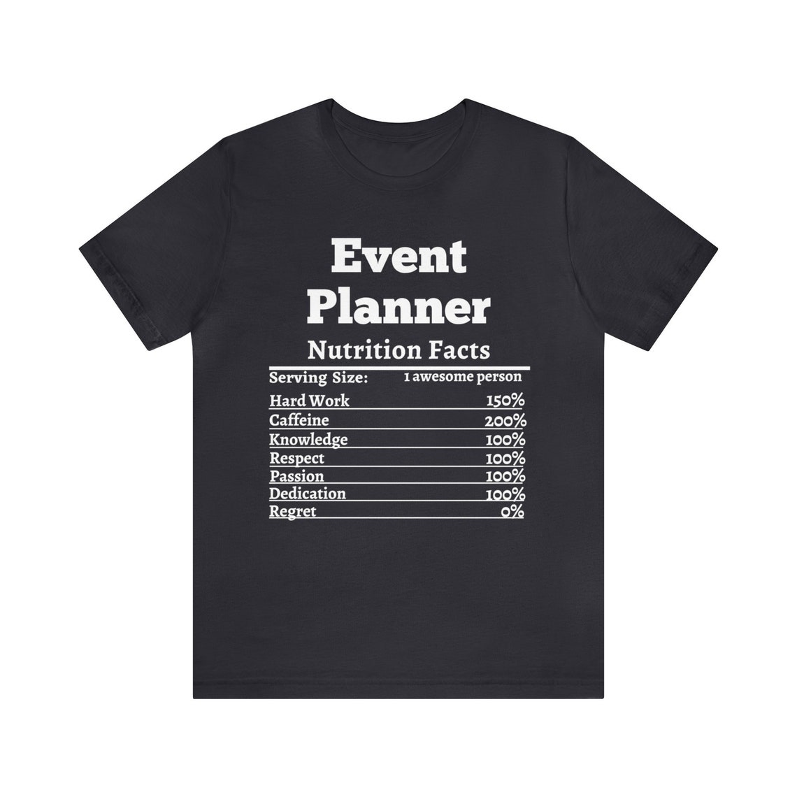Event Planner Shirt Event Planner Nutrition Shirt Funny Event Planner ...