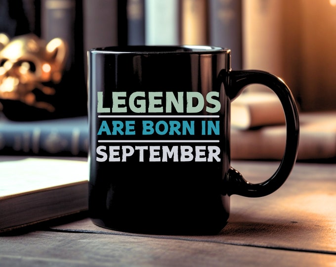 The Best People Are Born in September Mug, Sarcastic Birthday Coffee ...