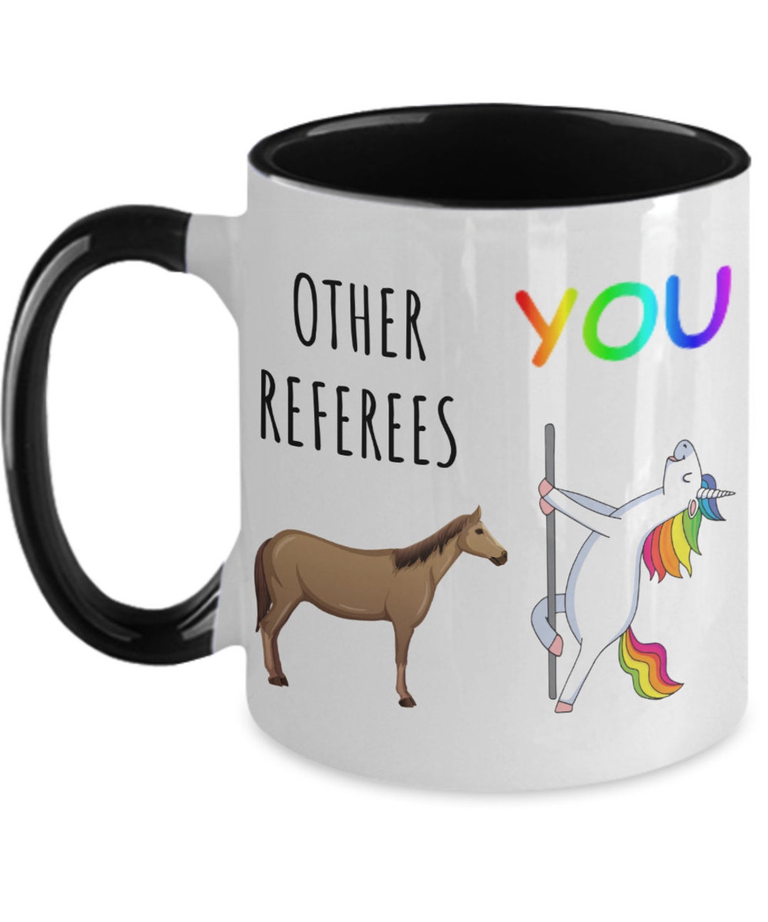 Referee Coffee Mug - Funny Referee Gifts & Unicorn Mug, Unique Referee ...