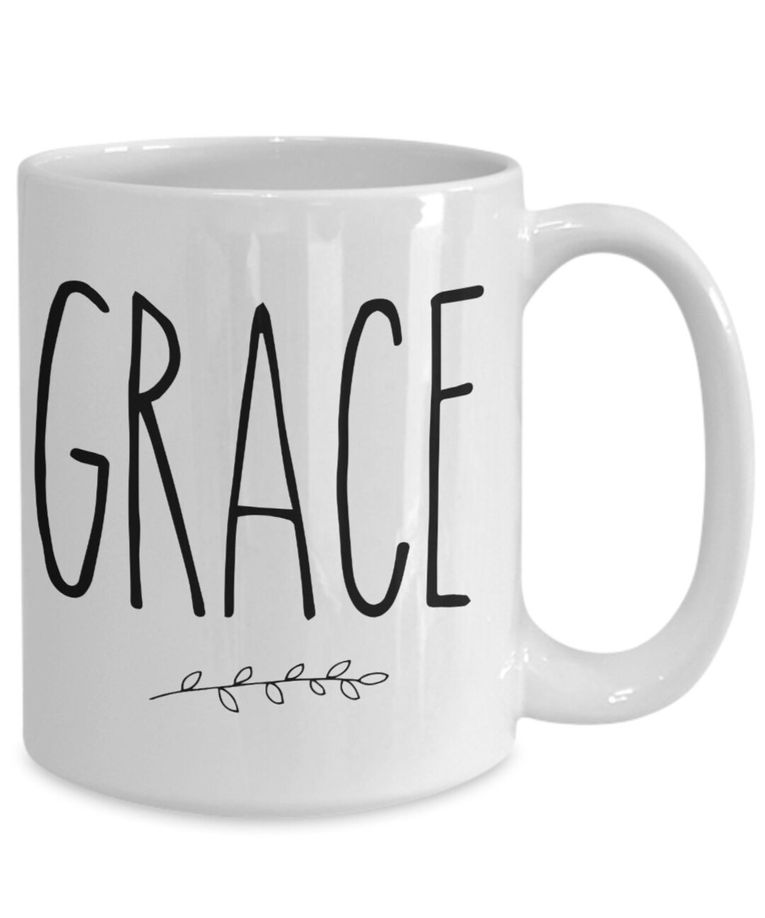 Grace Coffee Mug, Personalized Ceramic Gift, Customizable Name - Etsy