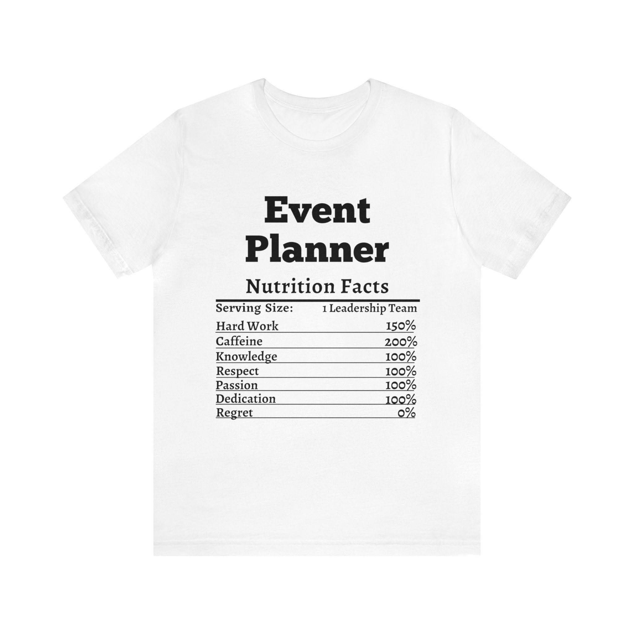 Event Planner Shirt Event Planner Nutrition Shirt Funny Event Planner ...