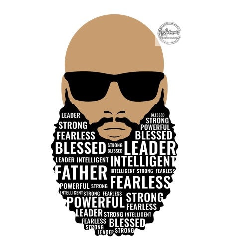 Fearless Father - Strong Black Man Design: Empowering Print (digital ...