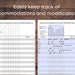 Accommodation/modification Tracker fillable - Etsy
