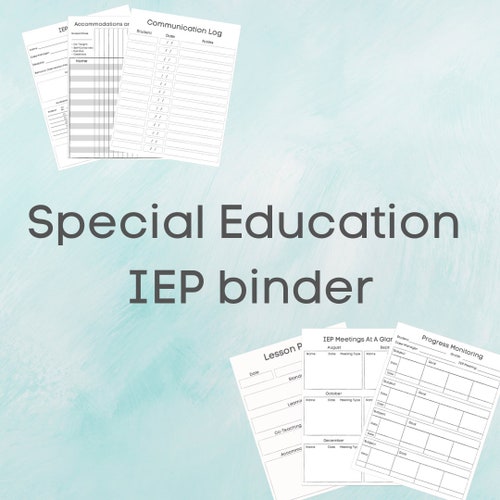 Special Education Planning Bundle editable - Etsy