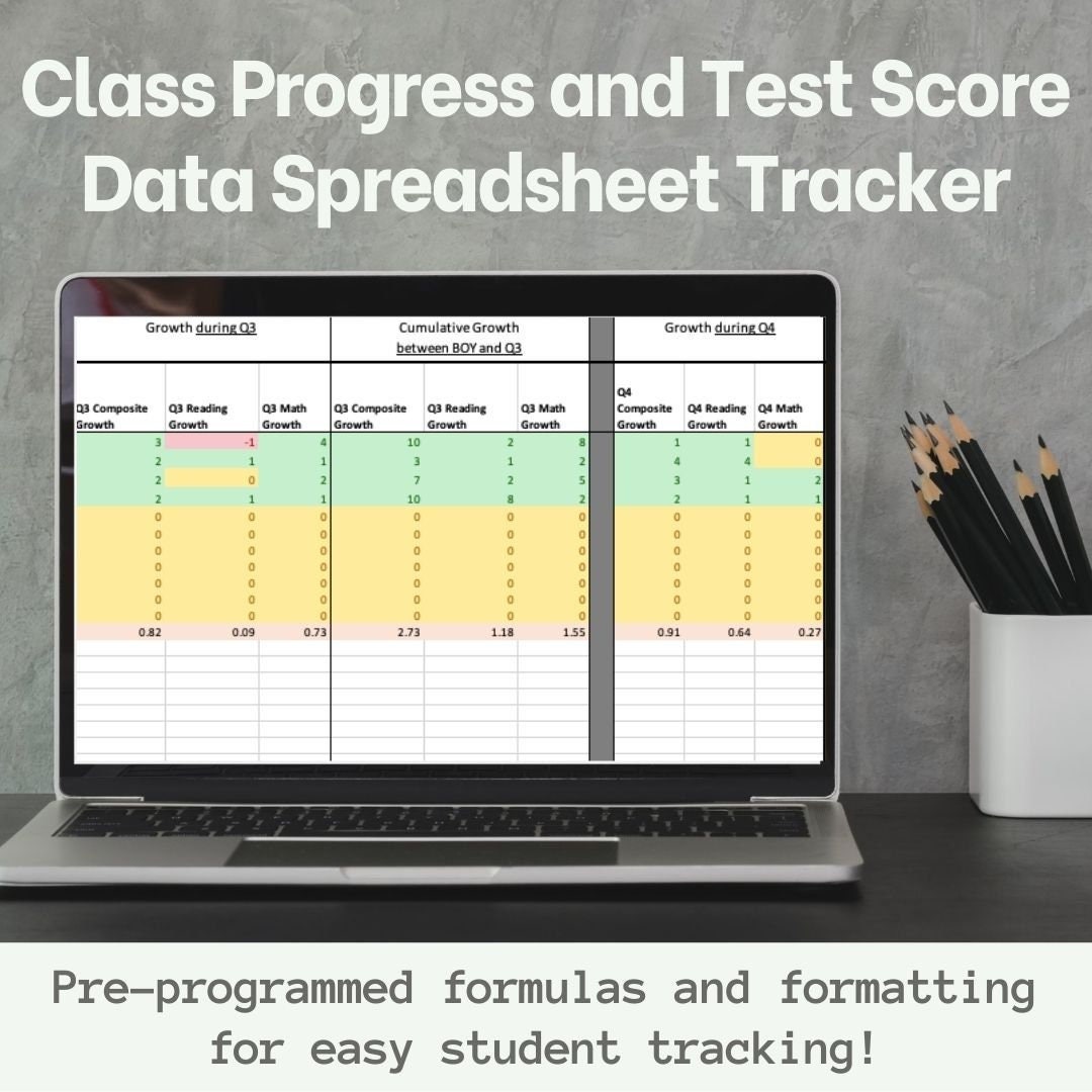 Automated Class Data Tracker - Etsy