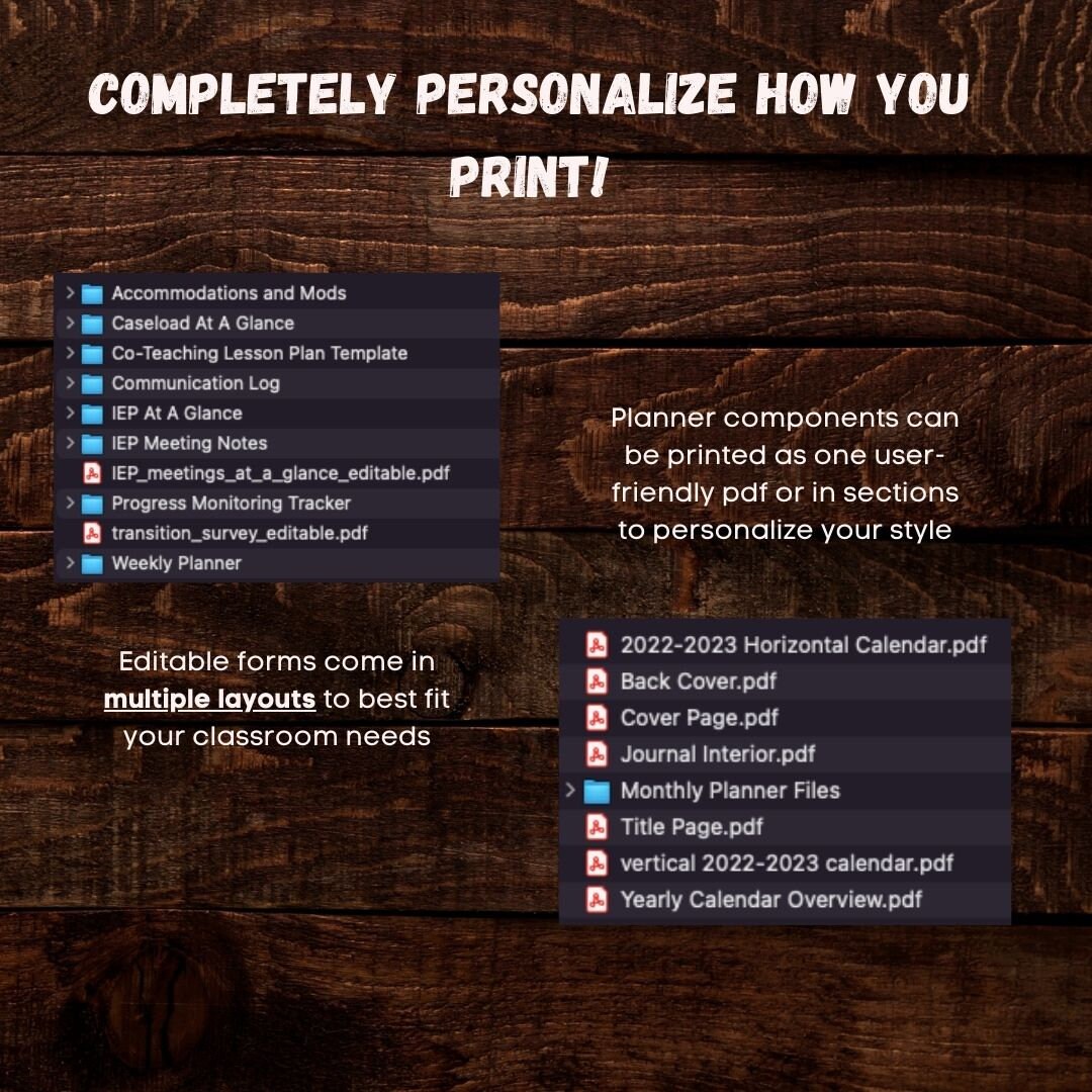 Ultimate 2022-2023 Teacher Toolkit (printable Planner + Fillable ...