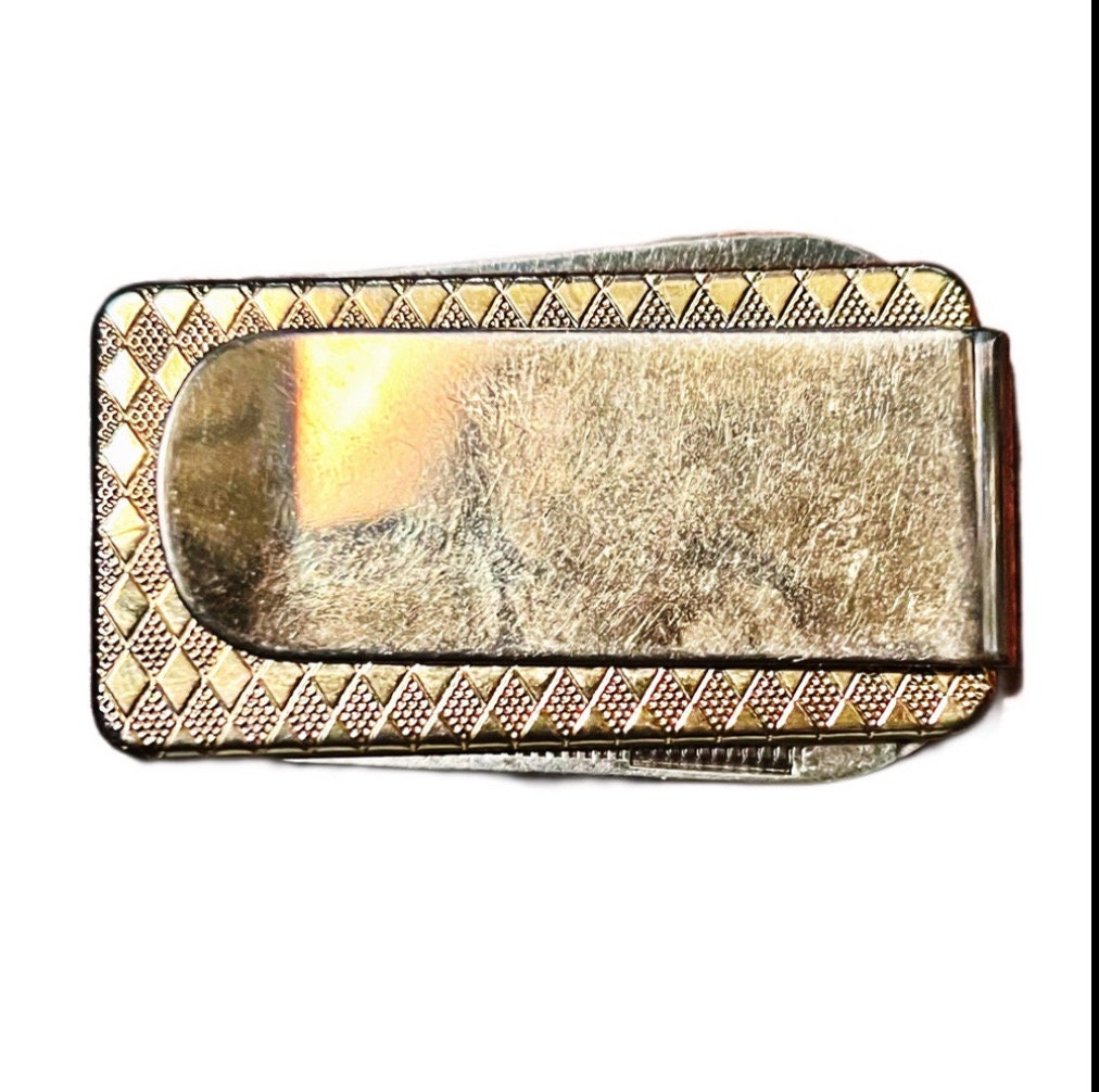 Vintage Signed Colonial Money Clip Pocket Knife & Nail File - Etsy