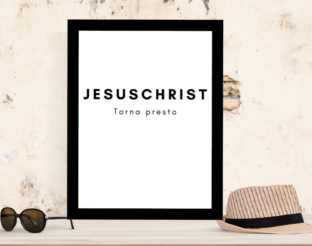 Custom Jesus Christ Coming Back Soon Print - Etsy