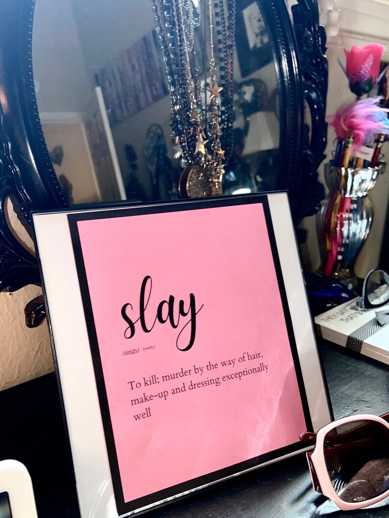 Definition slay Print - Etsy