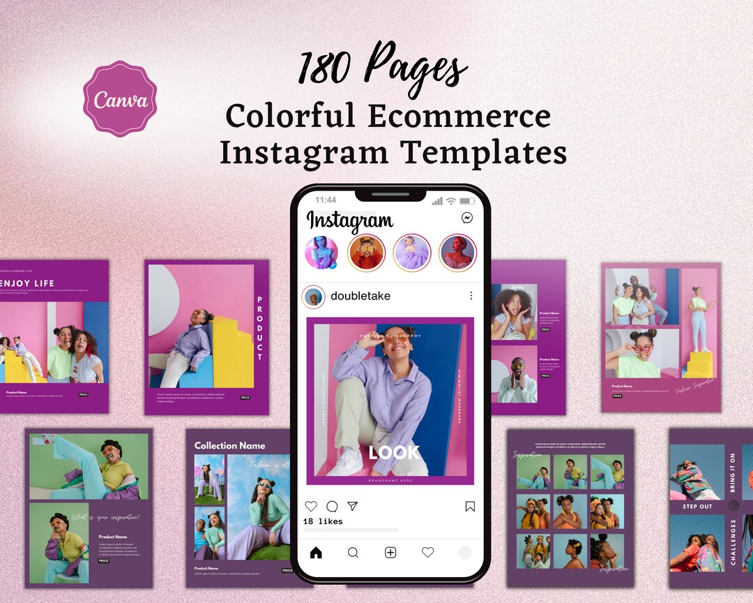 Product Instagram Posts Product Instagram Templates Ecommerce Instagram ...