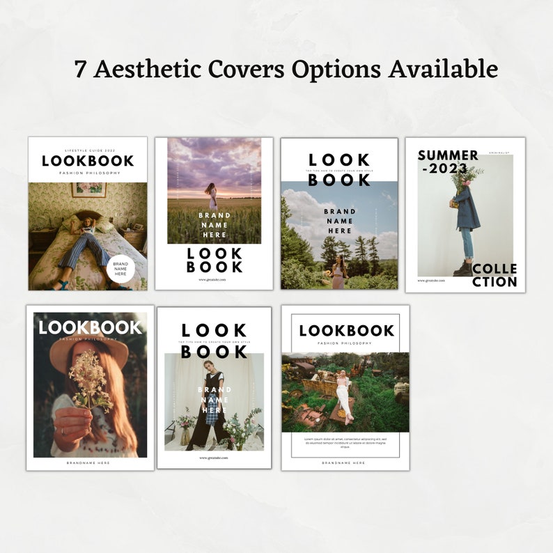Magazine Template Canva Lookbook Template Product Catalog Template ...