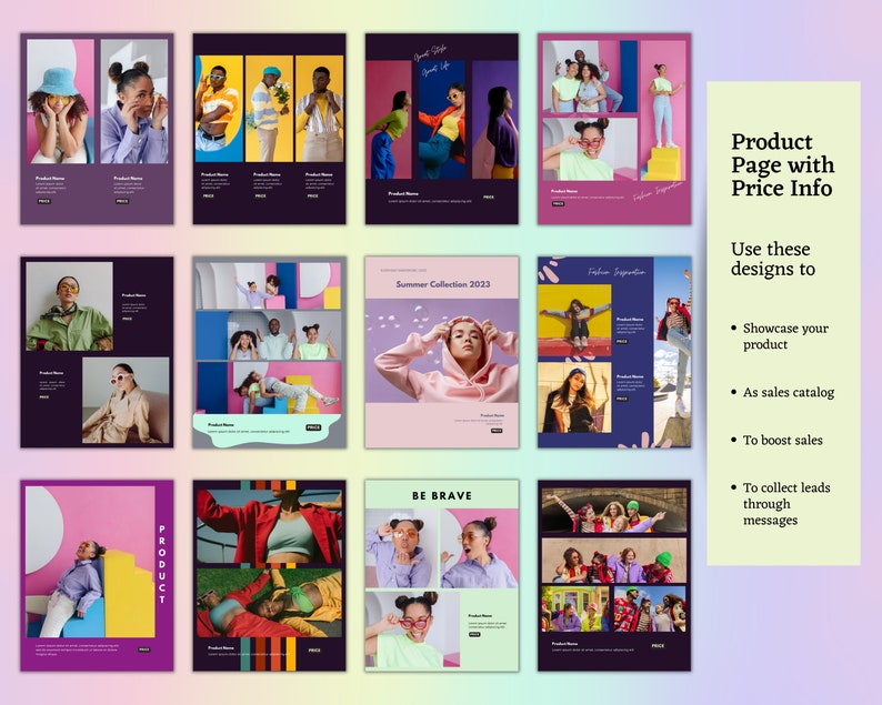 Ecommerce Instagram Template Fashion Brand Instagram Template Ecommerce ...