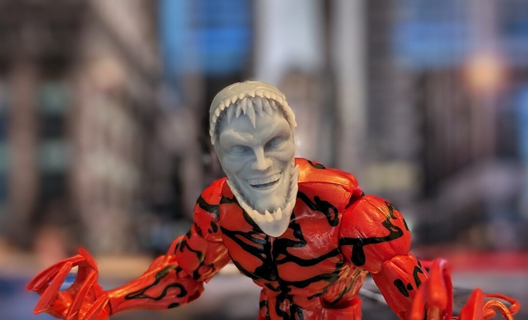 1/12 3D Printed Red Goo Head Sculpt Spider Villain - Etsy