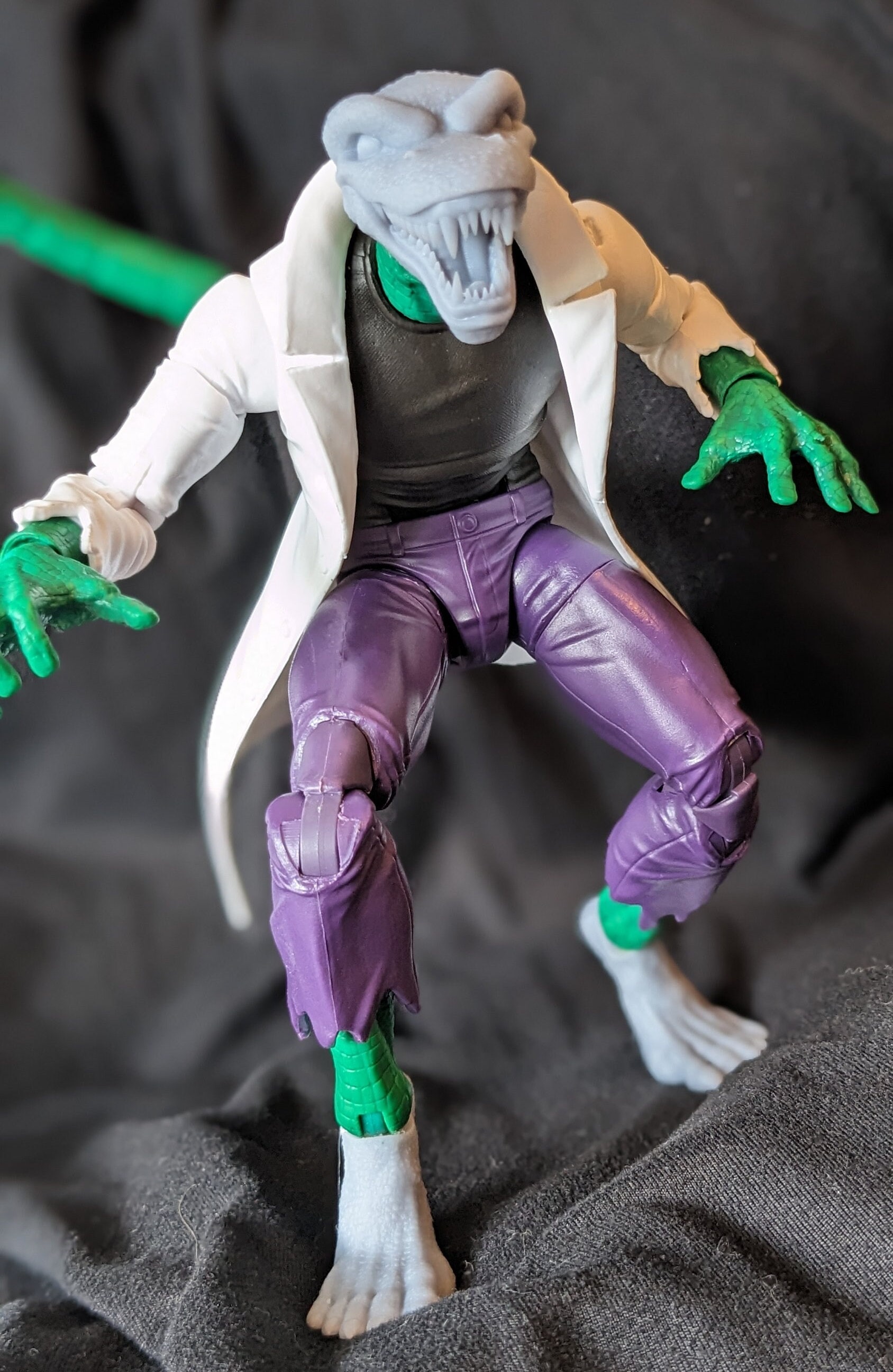 1/12 3D Printed Lizard Feet Sculpt Spider Villain - Etsy
