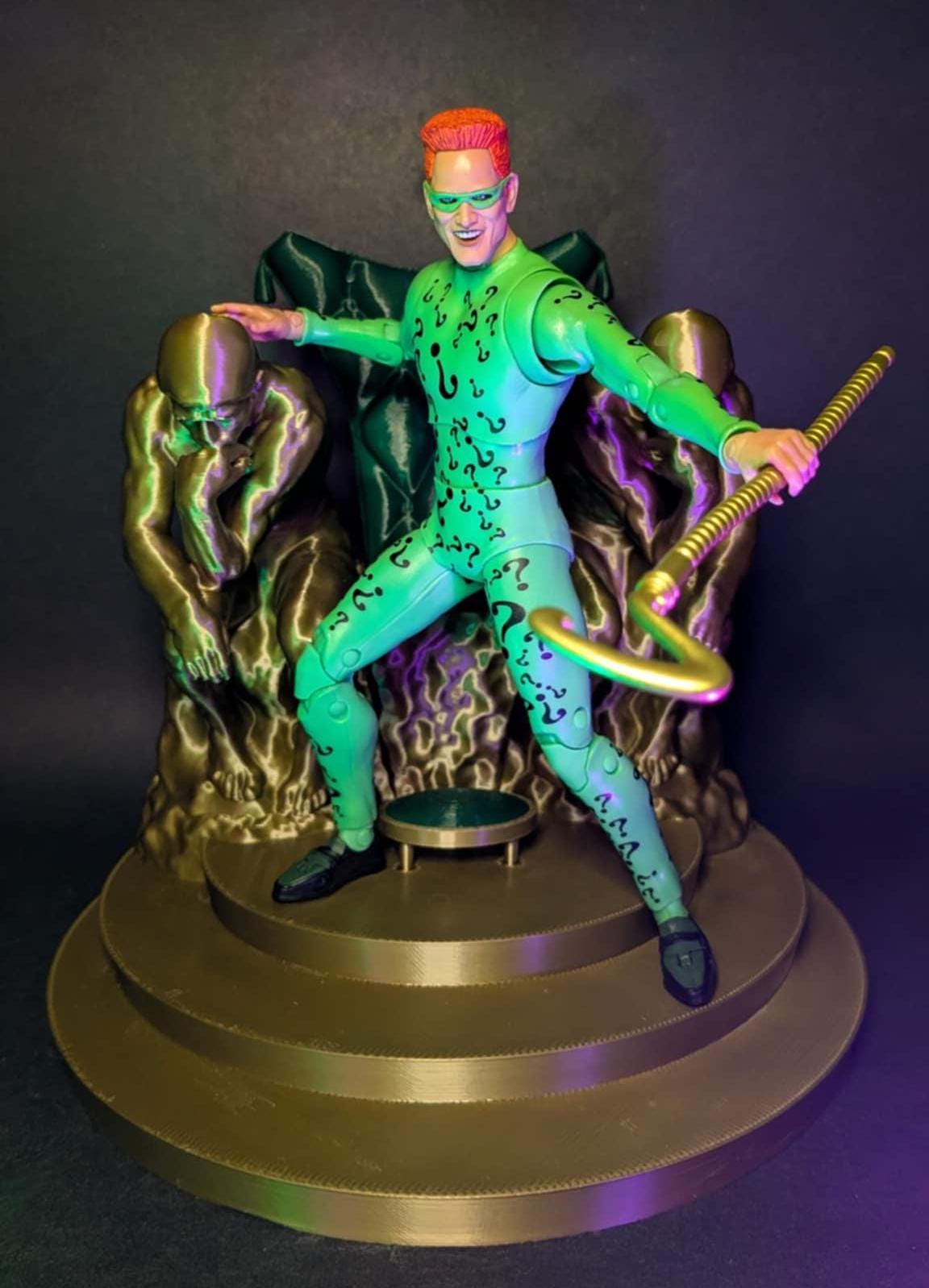 Riddler Throne Display/diorama 3D Print - Etsy