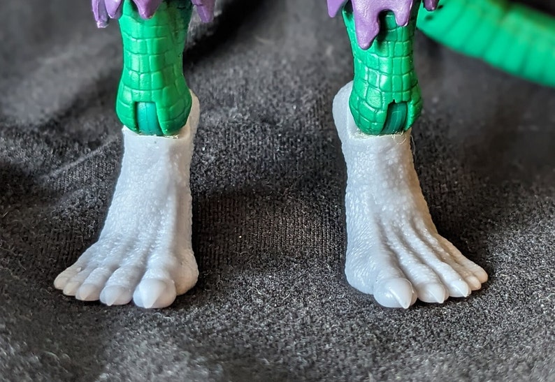 1/12 3D Printed Lizard Head & Feet Combo Sculpt Spider Villain - Etsy