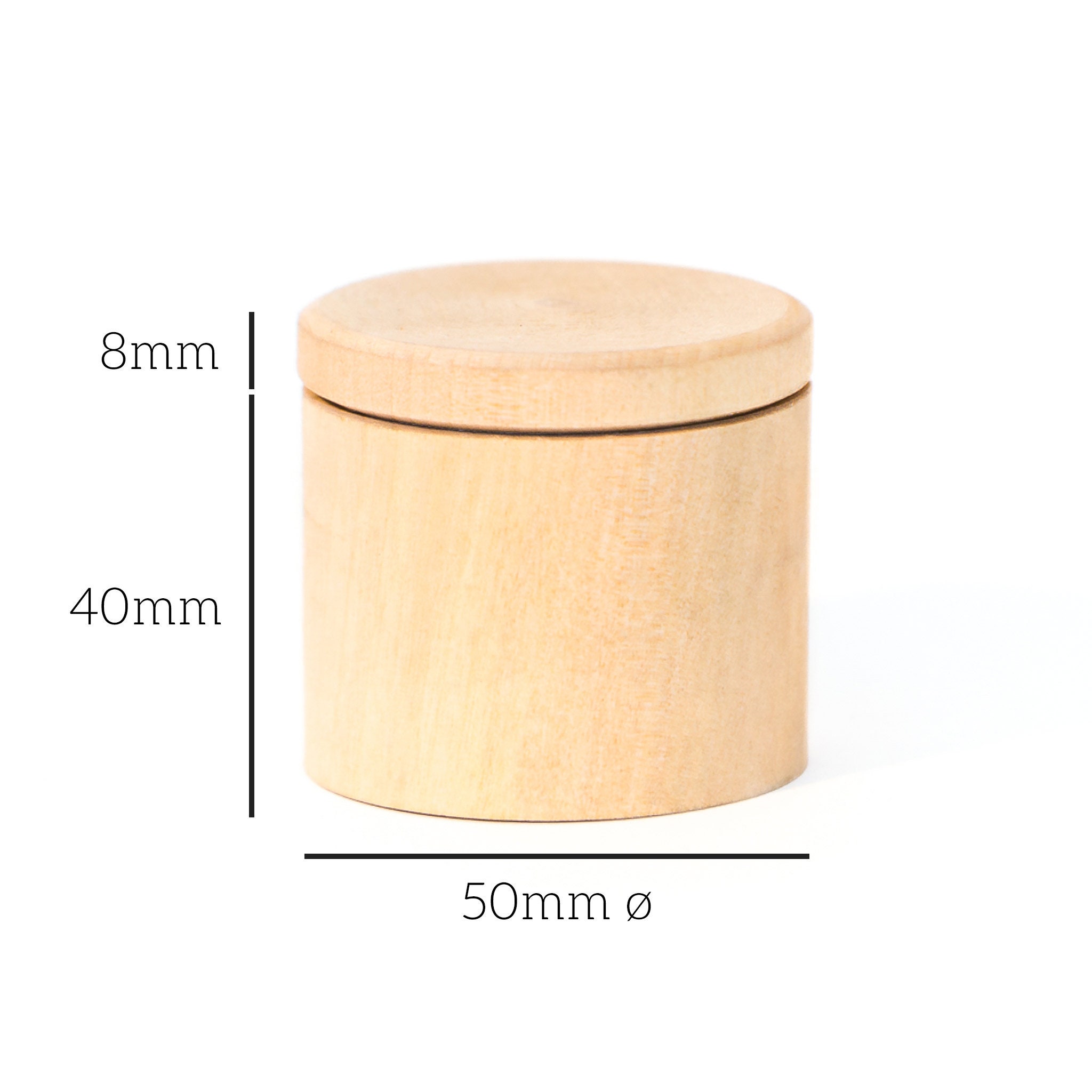 Wood Round Box Unfinished Round Wooden Box Wood Trinket Box - Etsy