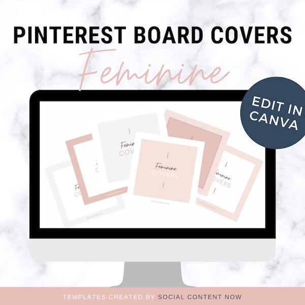Pinterest Board Templates - Etsy