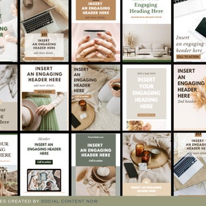 20 Modern Pinterest Pin Templates for Your Blog and Business | Editable ...