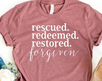 Redeemed Tshirt | Etsy