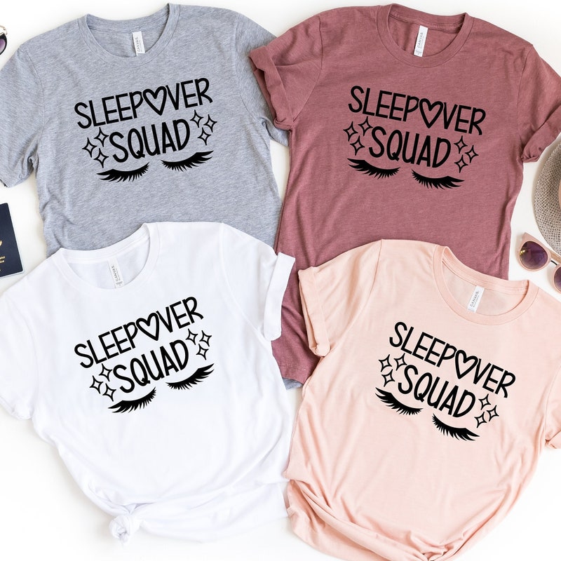 Slumber Party Squad Shirt - Etsy