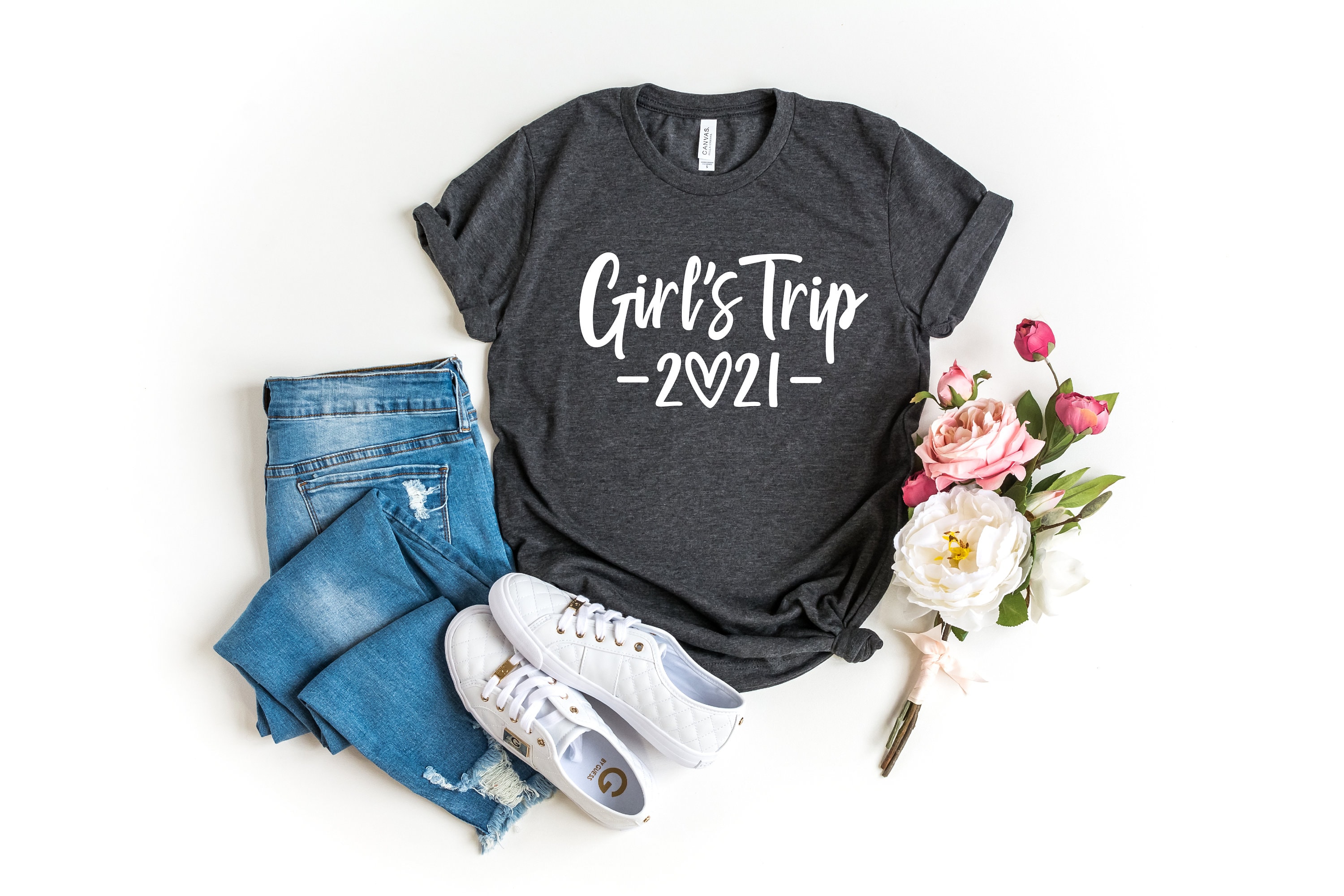 Girls Trip 2021 Weekend Getaway Tee Traveling T-Shirt | Etsy