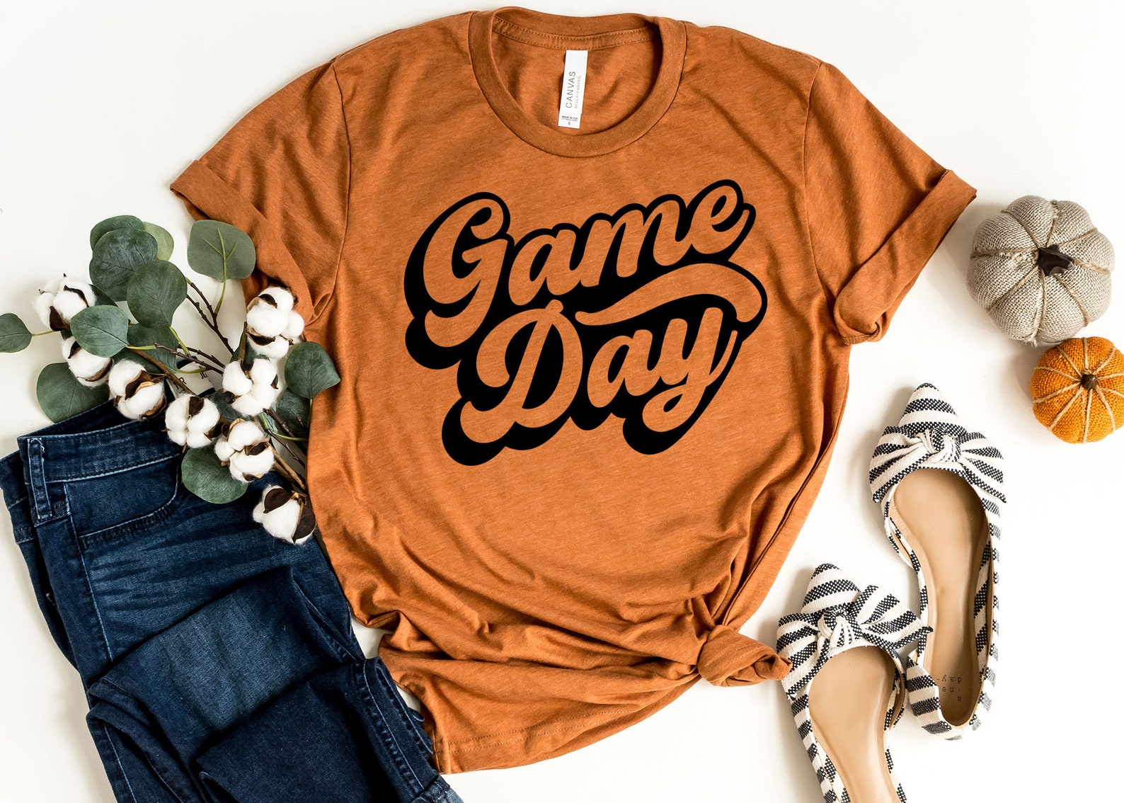 Game Day Shirt Retro Tshirt Sports Shirts for Women - Etsy