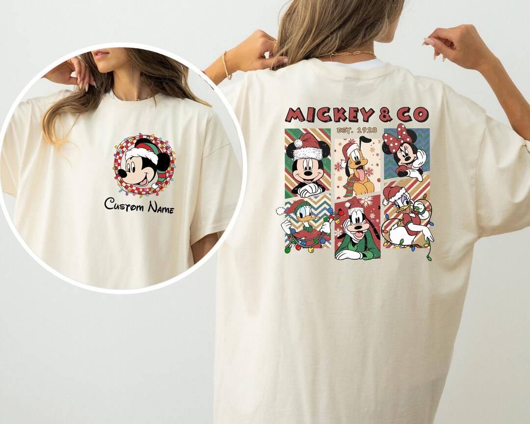 Custom Mickey Mouse Shirt - Mickey Co Shirt - Custom Name Shirt ...