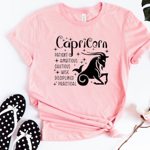 Capricorn Shirt | Zodiac Sign Tshirt | Capricorn Zodiac T-shirt ...