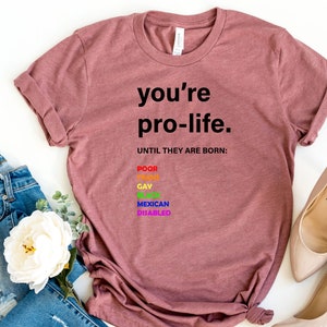 Pro Choice Shirt, Activist Shirt, Womens Right Protest Shirts, Roe V ...
