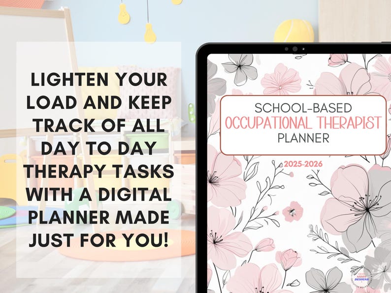School OT Digital Planner 2025-2026: Therapy Organization (digital ...