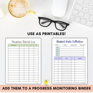 Progress Monitoring Forms for School Therapists, School OT Data ...