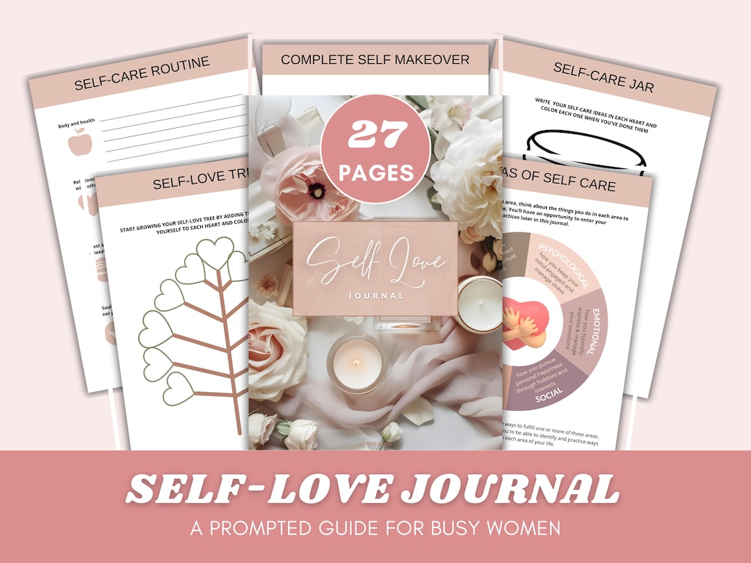 Self-love Journal for Busy Women, Printable or Digital Self-love ...