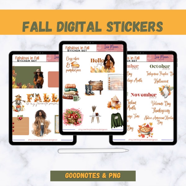 Fall Planner Stickers - Etsy