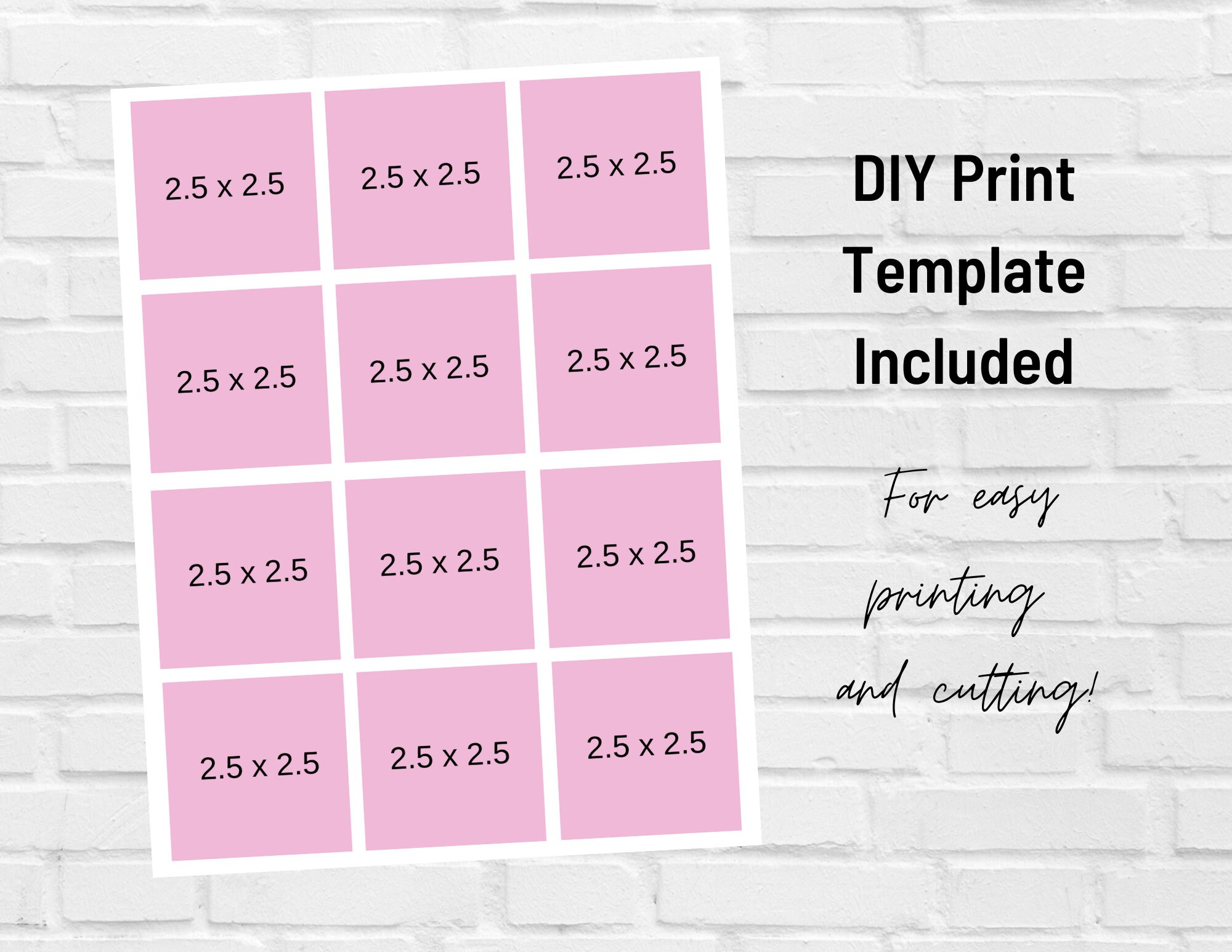 Editable Snap and Share Card Template: Social Media Sticker (instant ...