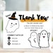 Halloween Business Thank You Card Template, Spooky Thank You for Your ...