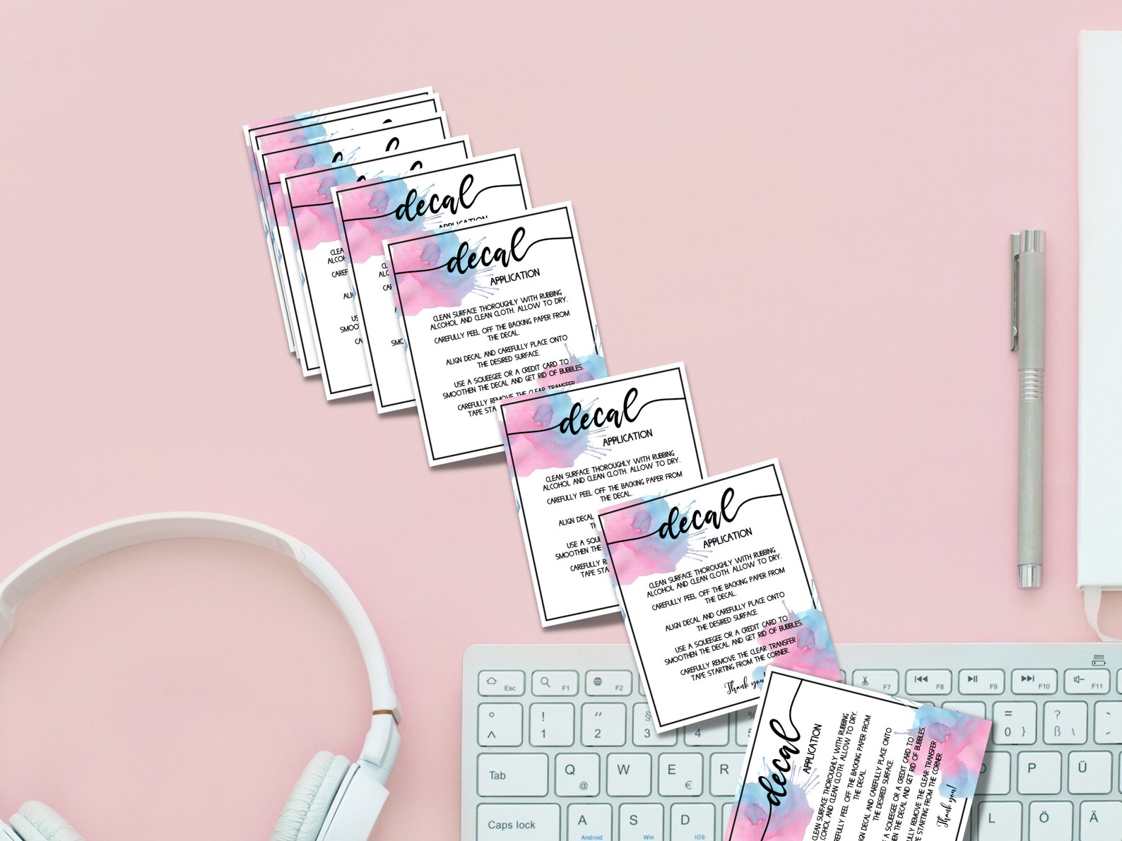 Care Card Bundle Printable Care Instructions for Small - Etsy